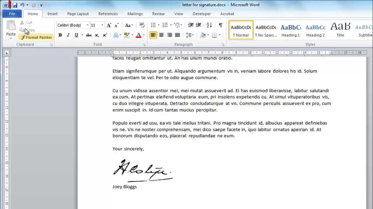 Creare Una Firma Automatica Da Aggiungere Ai Documenti Di Word Guide
