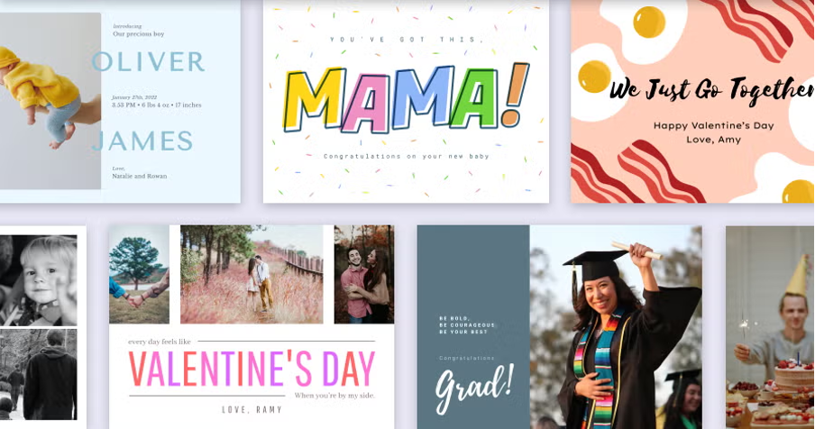 Cara Membuat Kad - Reka Bentuk Kad Tersuai Anda Dalam Talian