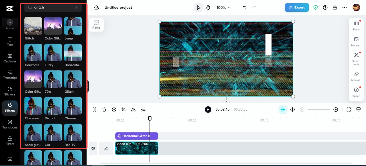 Add Glitch Video Effects : Free Editor Helps You Design in Mintues