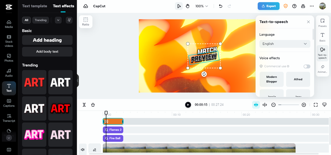 Get A Fire Effect Video Done at Your Fingertips for Free