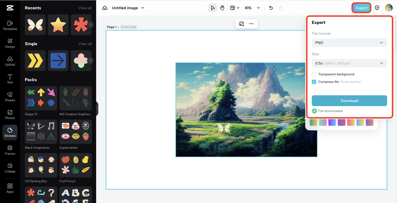 How to Reduce Image File Size on Mac - CapCut Covers All Your Needs