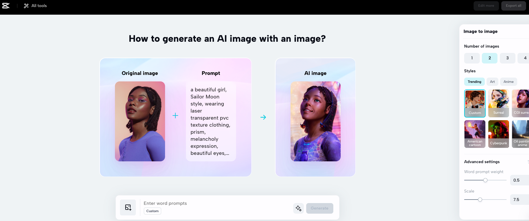 Building Your Own Cartoon Image Beyond Cartoonify Filter