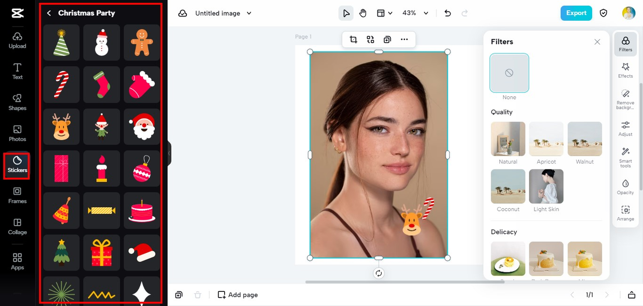 How to Add Name and Date in Photos Online with CapCut