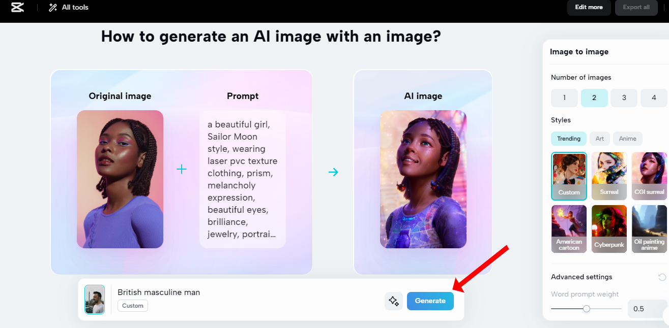 Create New Versions of Your Selfie with Free AI Selfie Generator