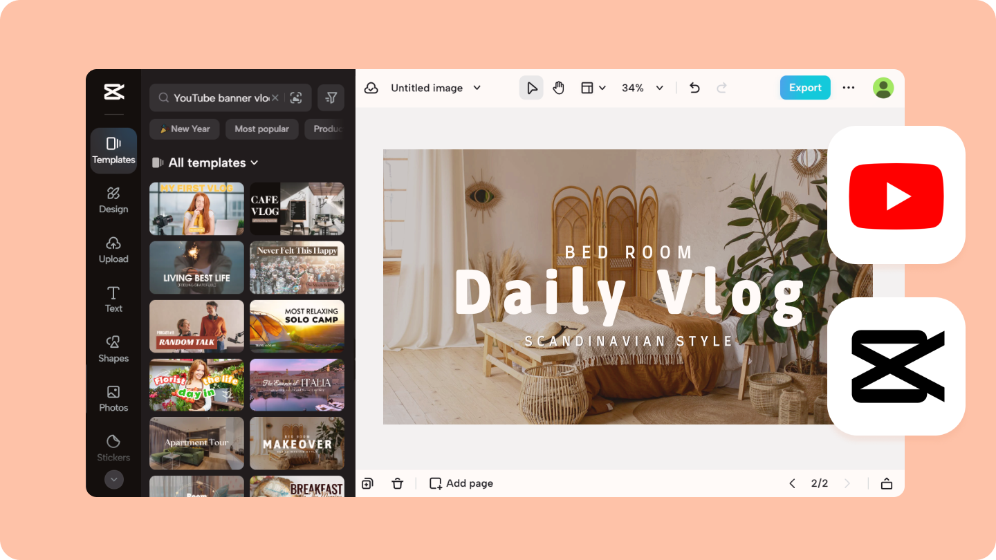 A Guide to A Striking YouTube Banner Vlog Using CapCut