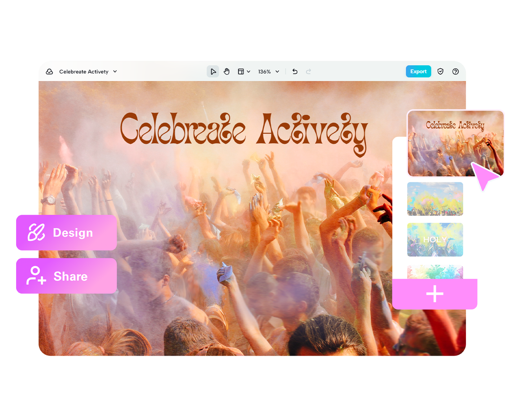 Online Holi Poster Maker - Customize & Download for Free