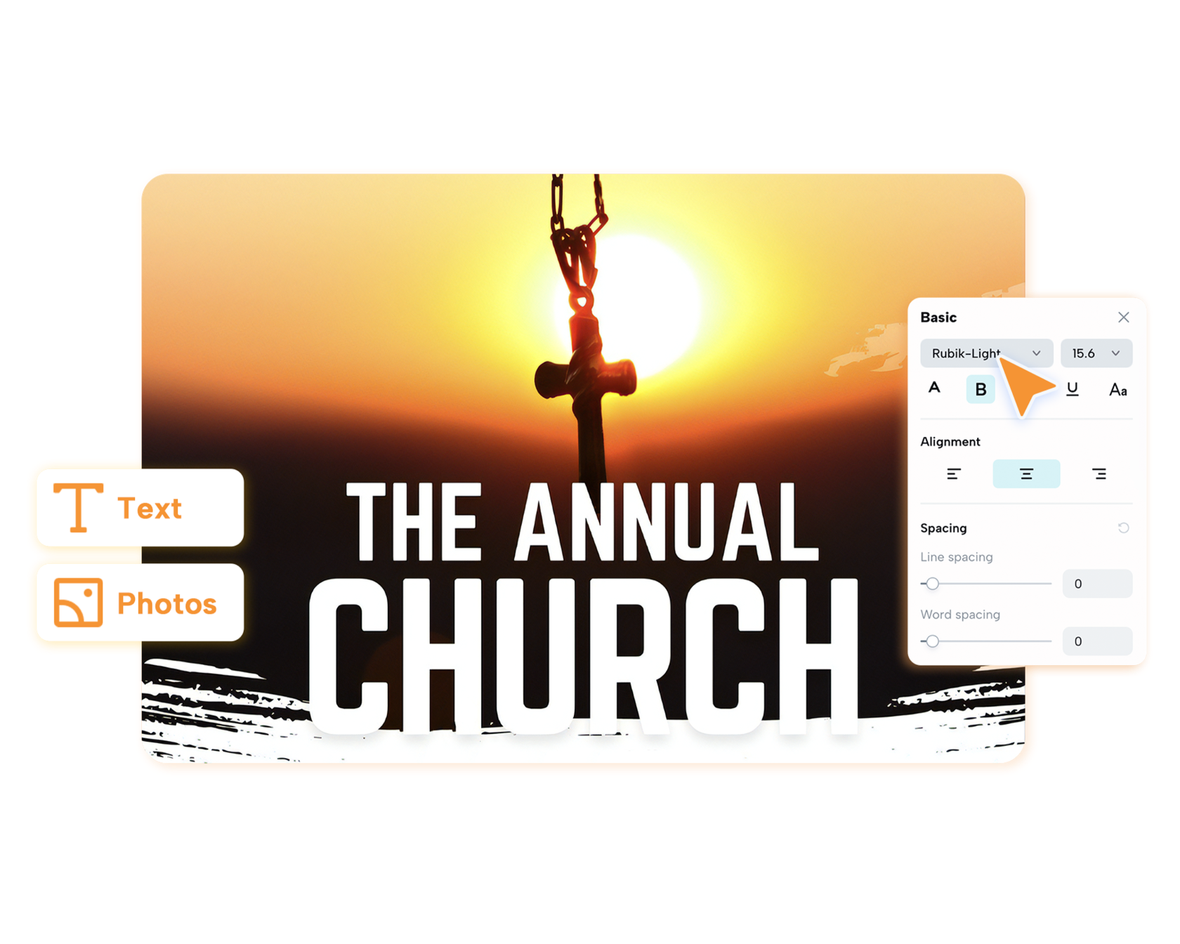 Church Flyer Maker - 3 Steps to Design One Immediatly