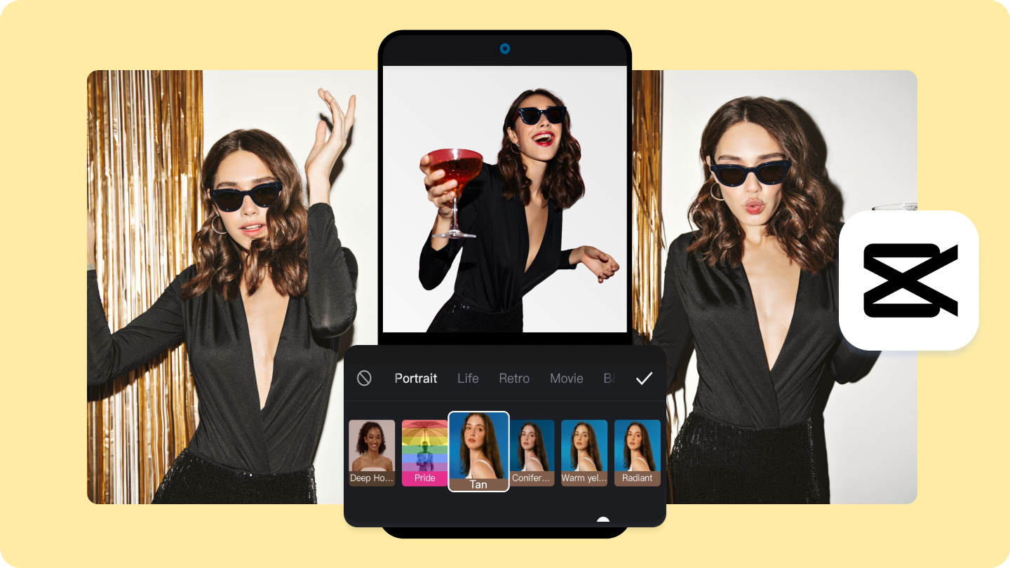 濾鏡技巧：使用CapCut圖片濾鏡應用程序轉換您的照片