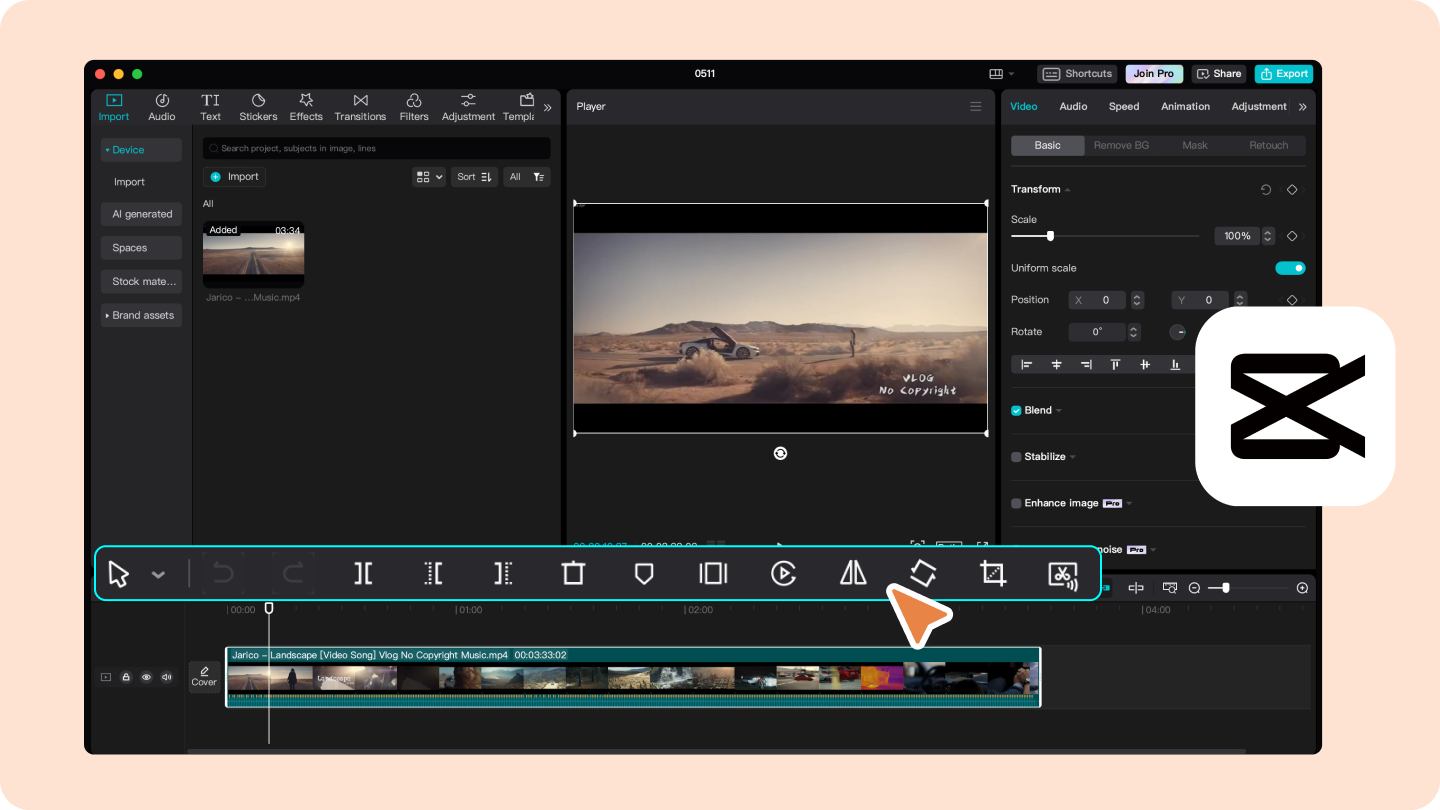 Verwendung CapCut Kreativer Werden Mit Videobearbeitungen
