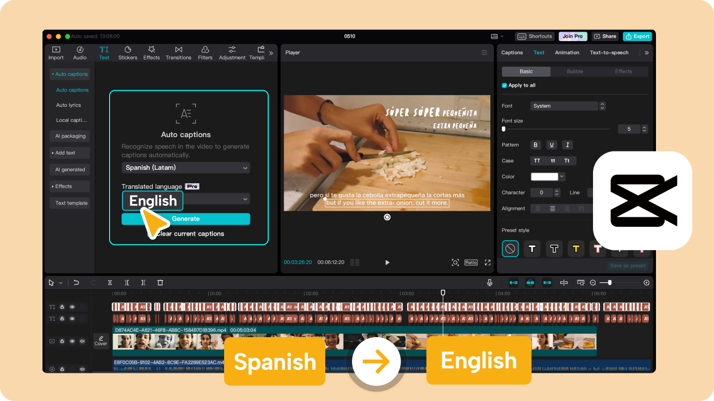 How to Translate Videos from Spanish into Other Languages Easily