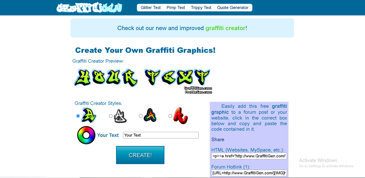 Top 5 Graffiti Generator Online Grátis | Criar texto impressionante