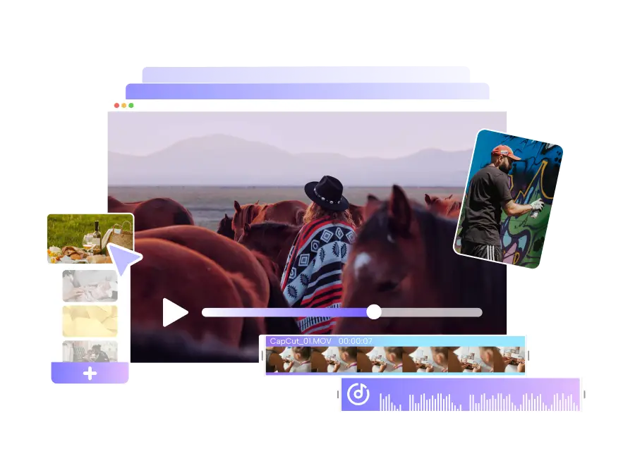 Free Slideshow Maker with Music and Text | CapCut