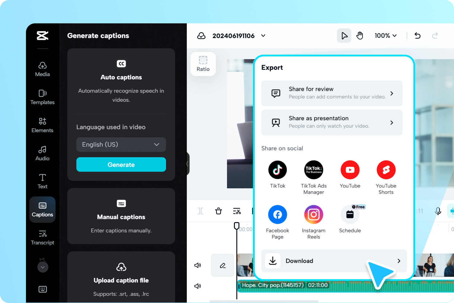 Transformez vos vidéos avec IA Clip Maker