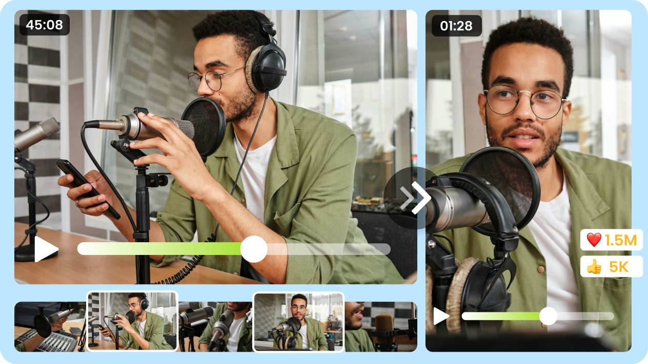 IA Gerador de Clipes de Podcast