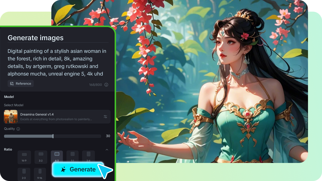 Create Stunning Digital Art with Our Free Online AI Art Generator