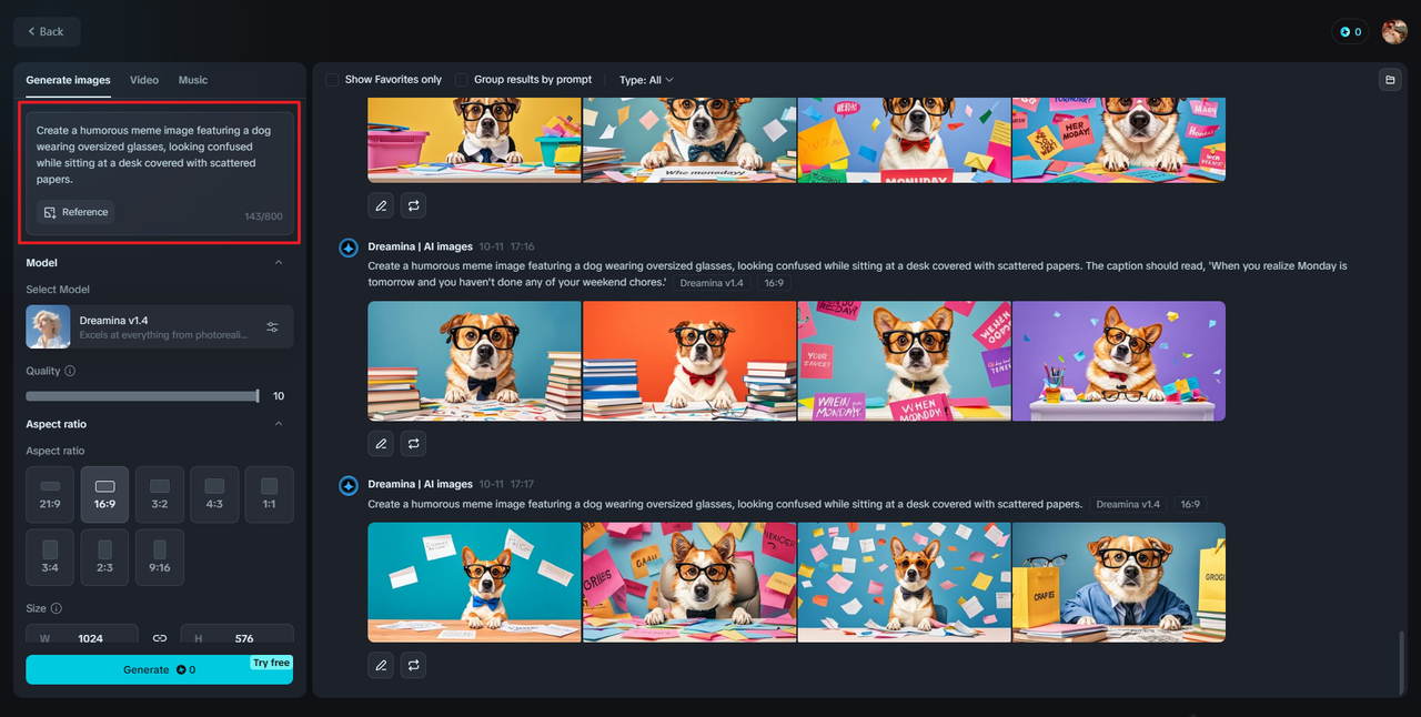 Comment créer un mème à l'aide du générateur d'images IA Meme de Dreamina