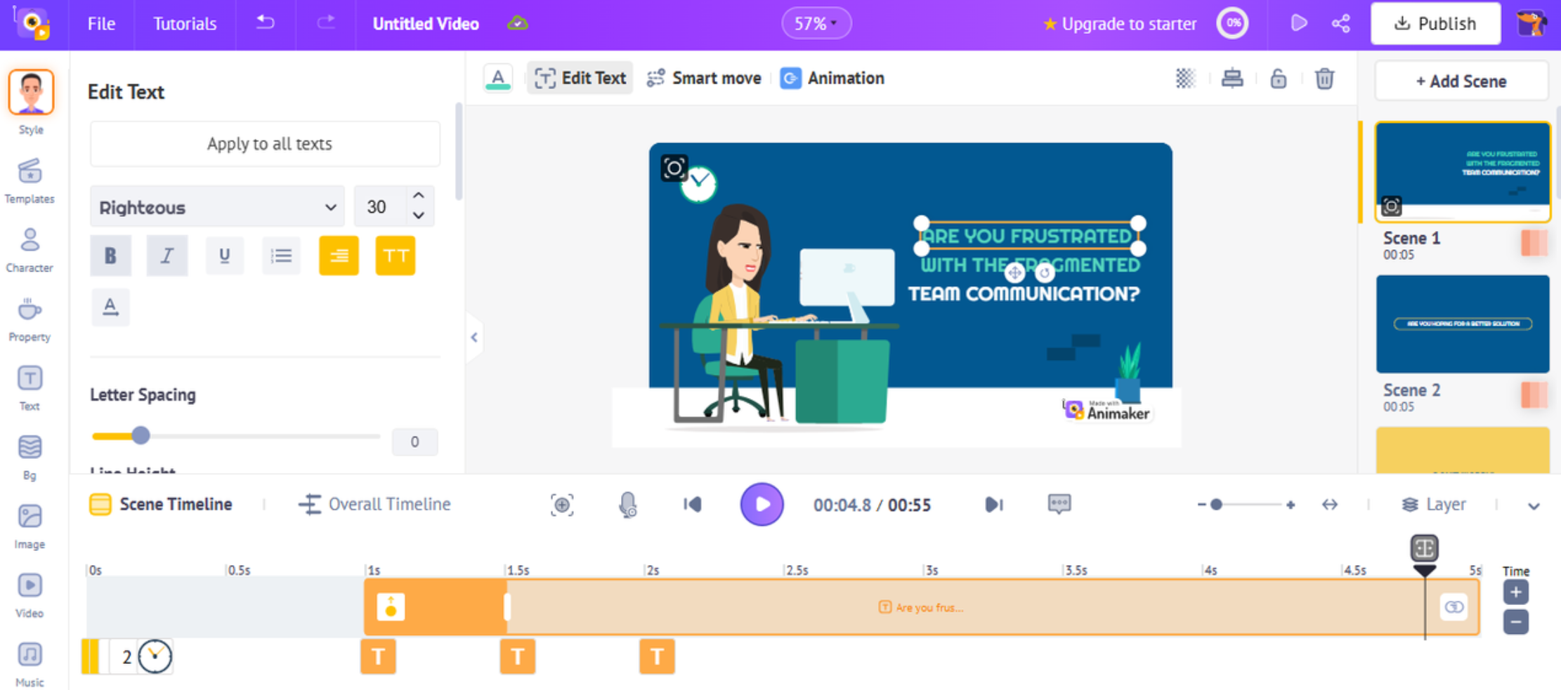 Create Stunning Text Animations with Easy Kinetic Typography Generators