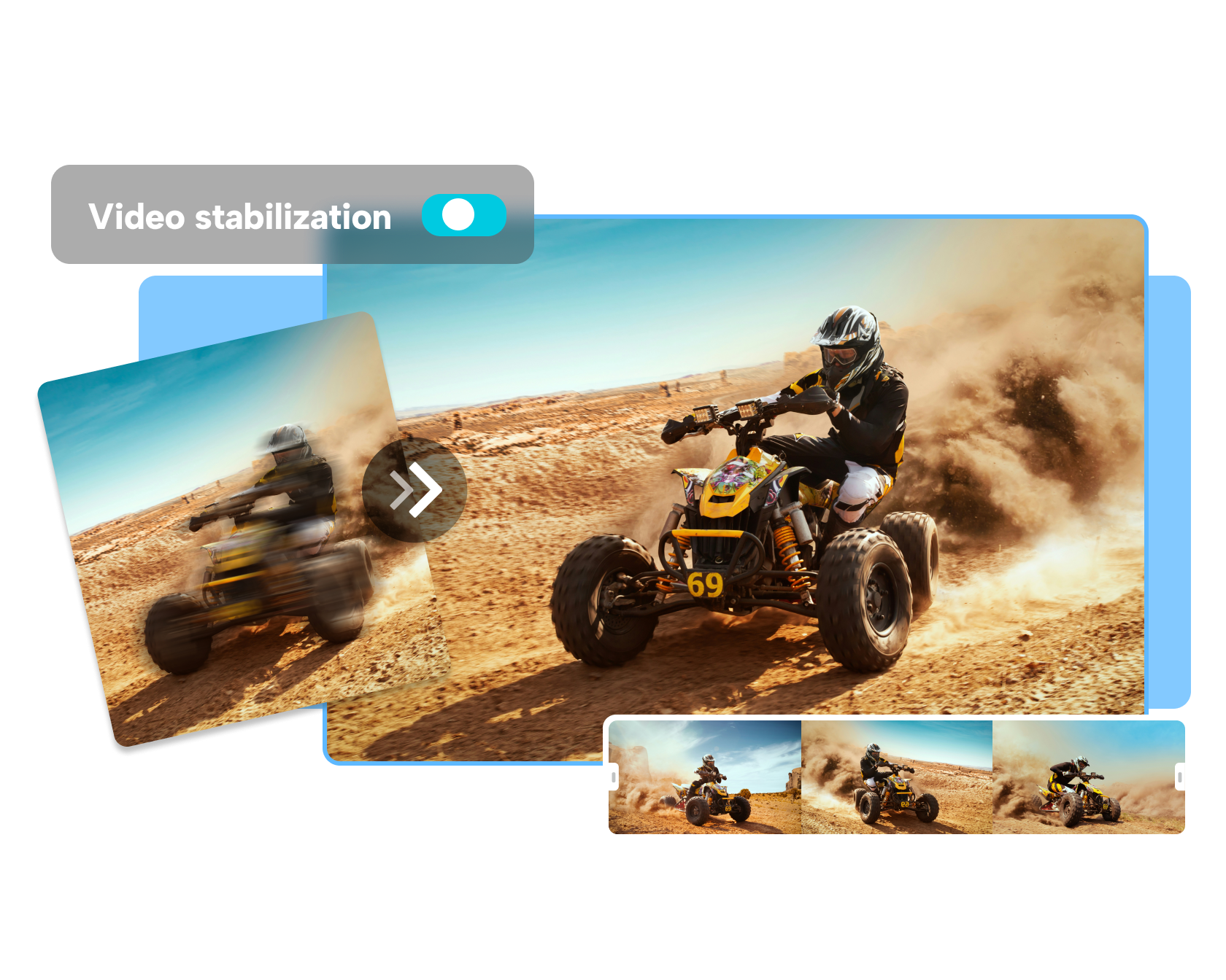 Stabilizzare i video | Stabilizzatore video di CapCut basato sull'IA