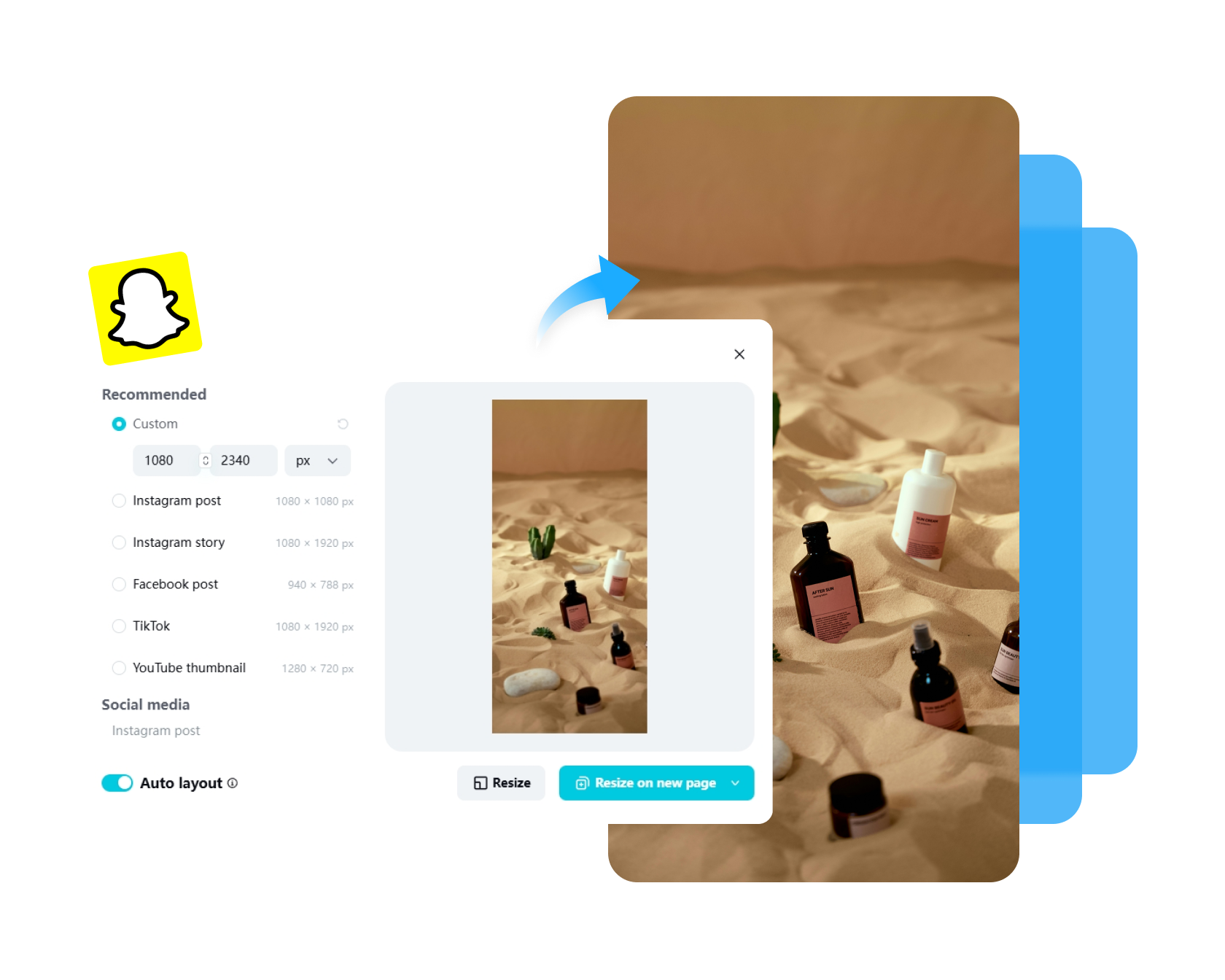 Image Resizer voor Snapchat: krijg perfecte Snaps, advertenties, verhalen