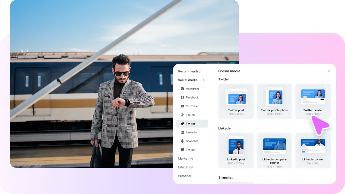 Twitter Banner Maker für eine glänzende Markenpräsenz