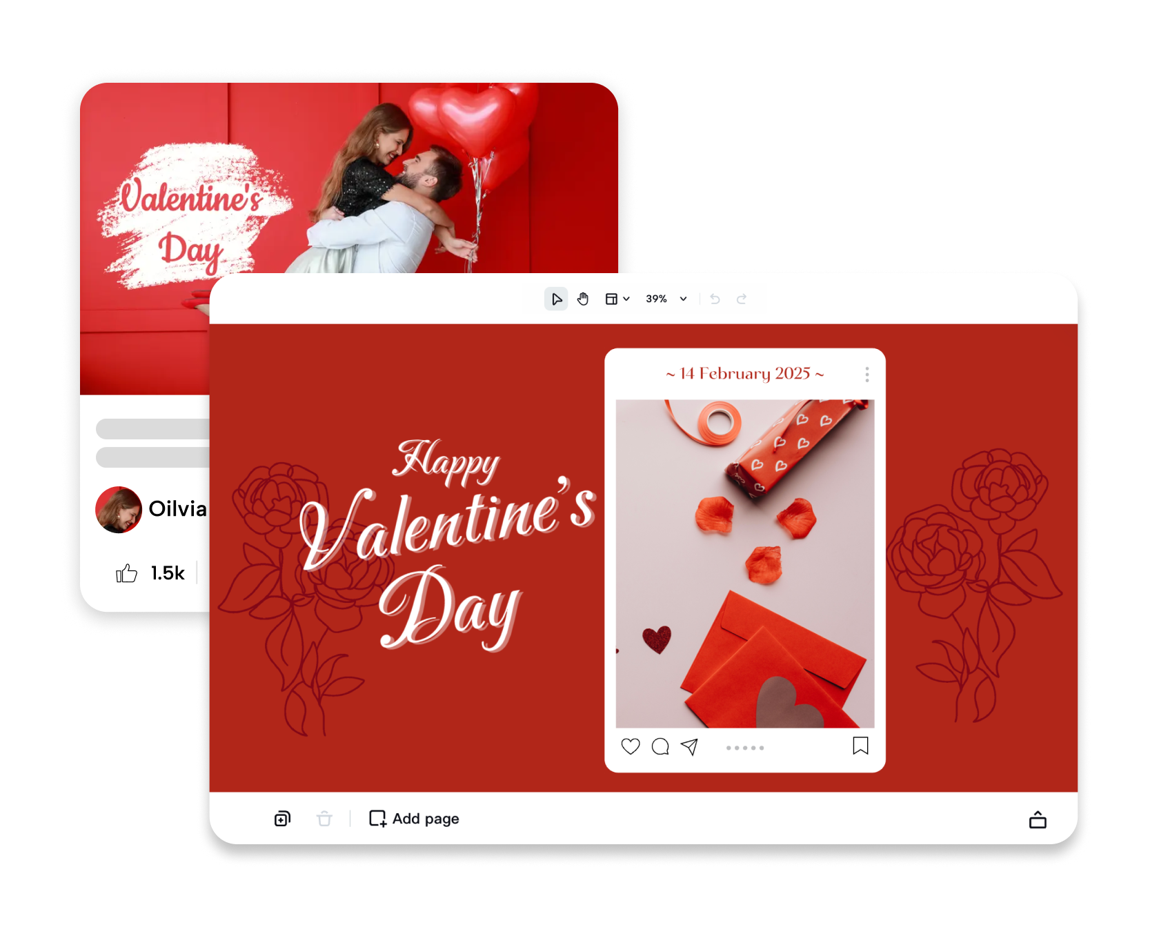 Valentine S Card Design Maker Arată ți Dragostea Cu Note Personalizate