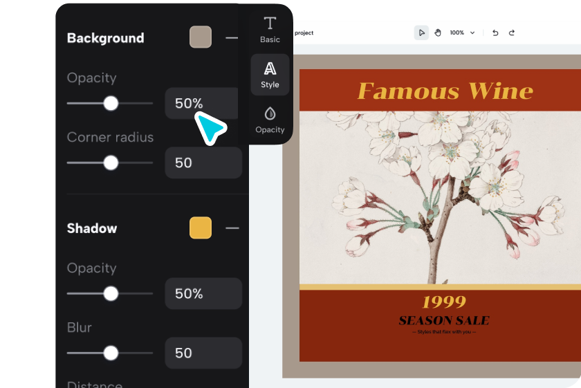 CapCut : Wine Label Maker Online Try Now for Free